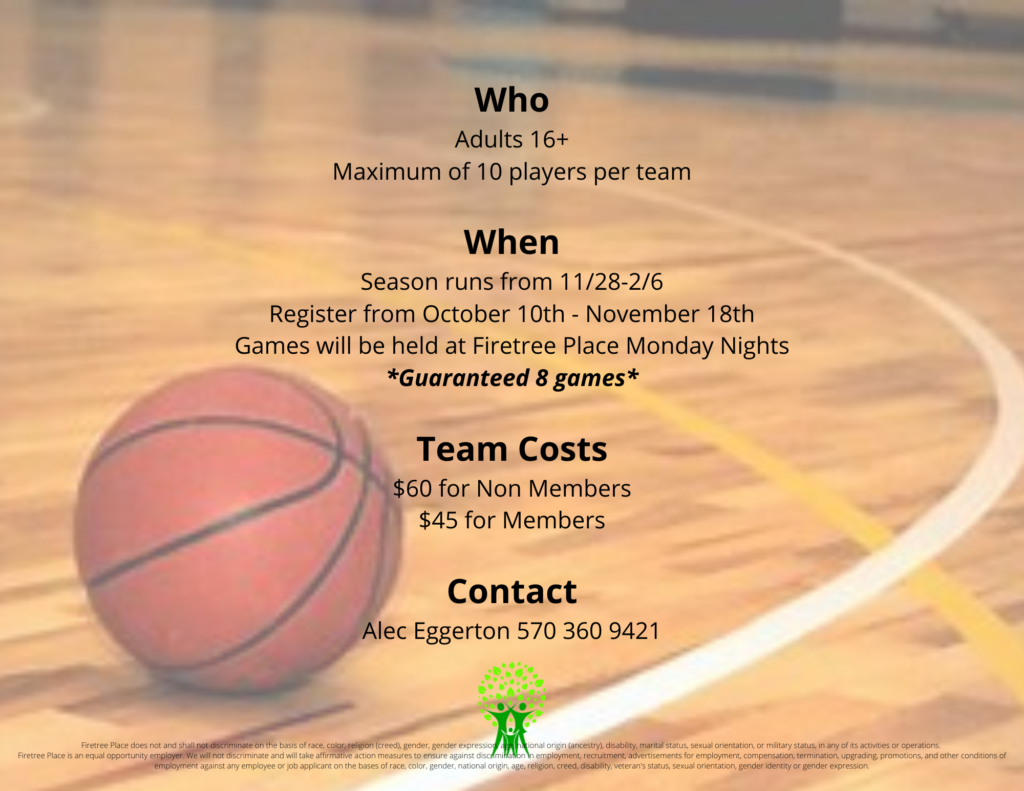 Adult Recreation Programs - Firetree Place